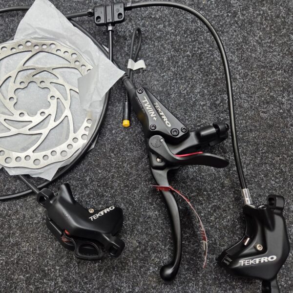 TEKTRO E745 RIGHT-HAND CARGO TWIN+ HYDRAULIC BRAKE LEVER/CALIPER/DISC ...